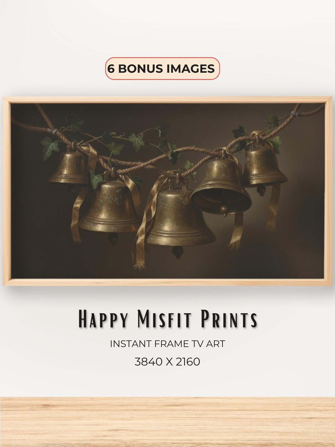 Vintage Bells Art, 4K Frame TV Digital Download - Etsy