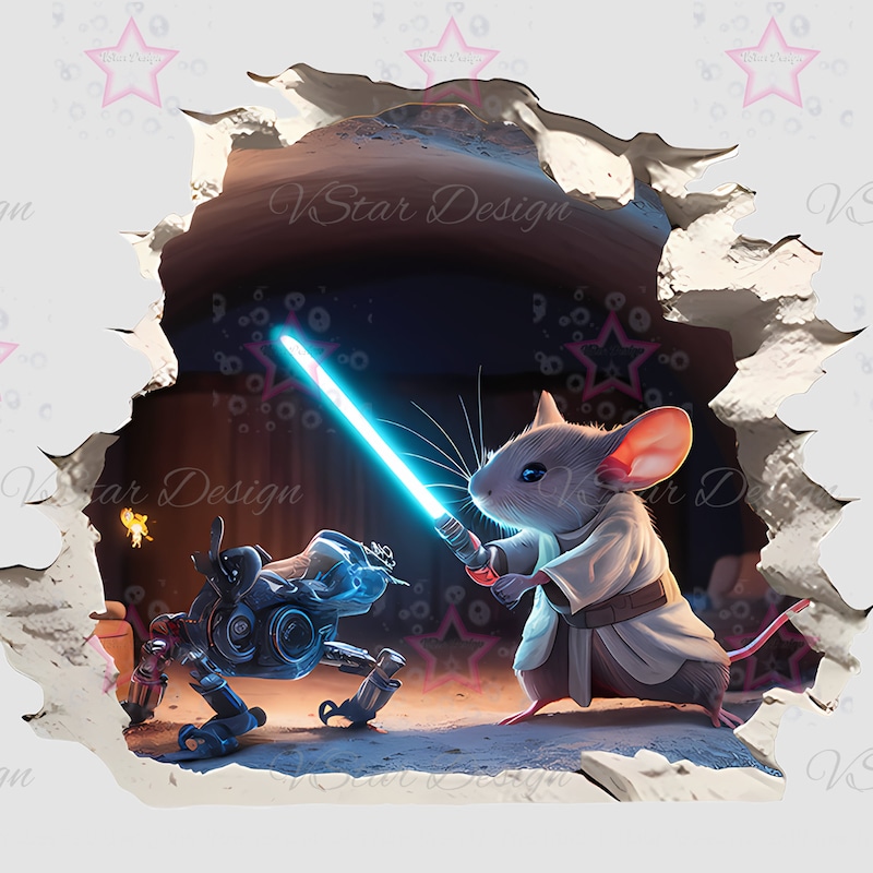 Mouse Wall Decal - Etsy