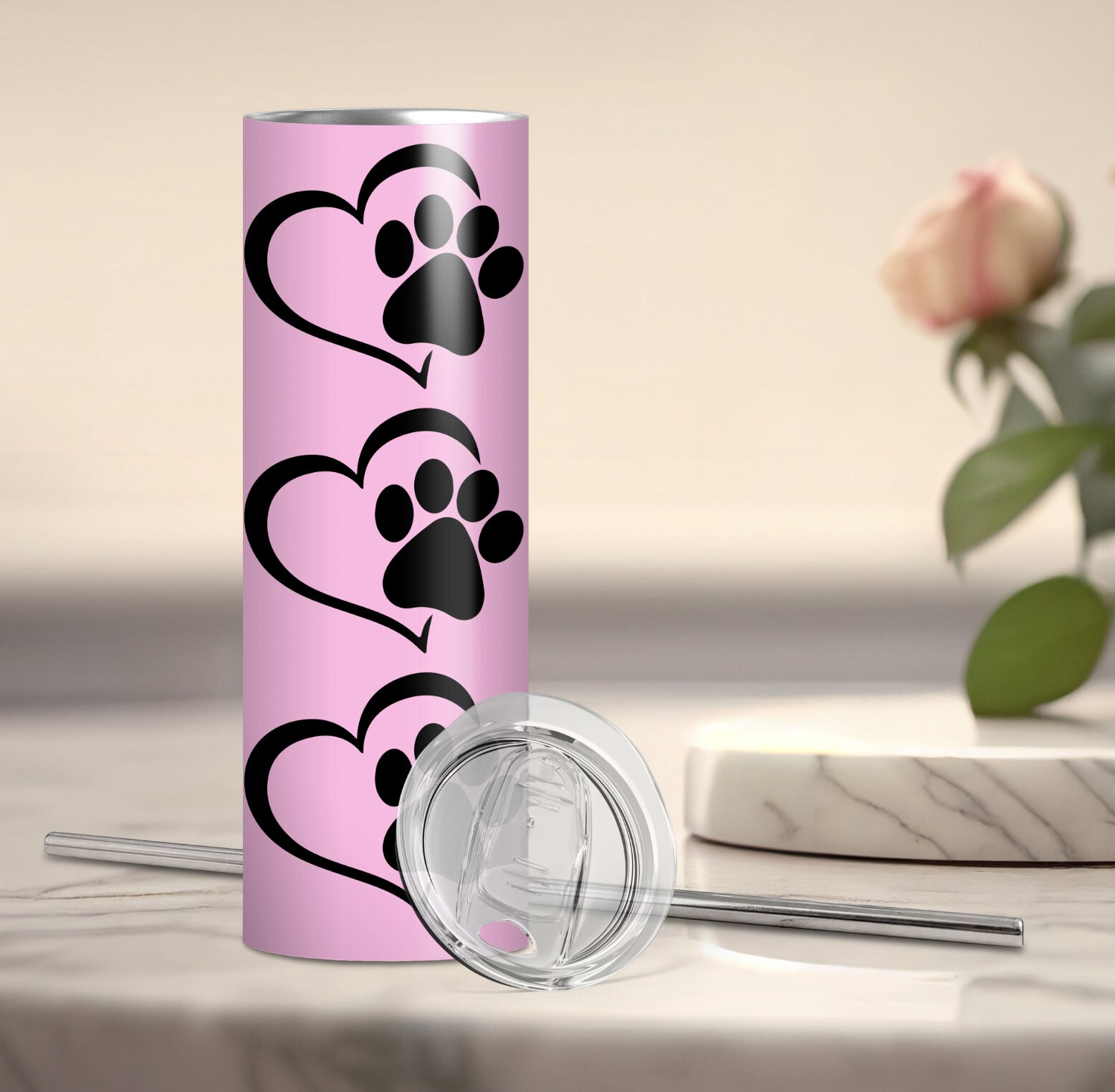 Puppy Love, Heart and Paw, SVG File, Cut File, PNG File, Digital ...