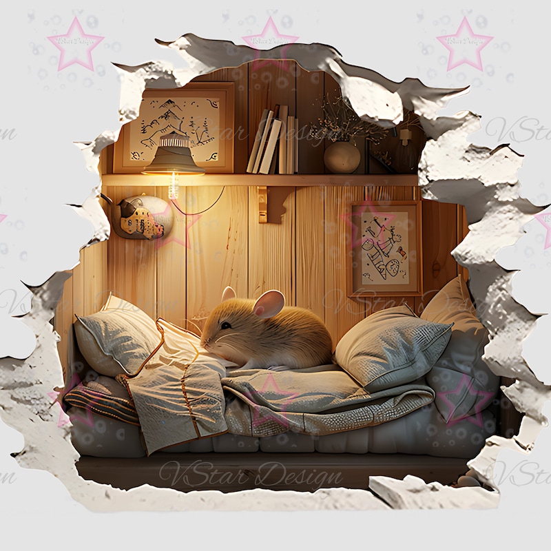 Mouse Wall Decal - Etsy