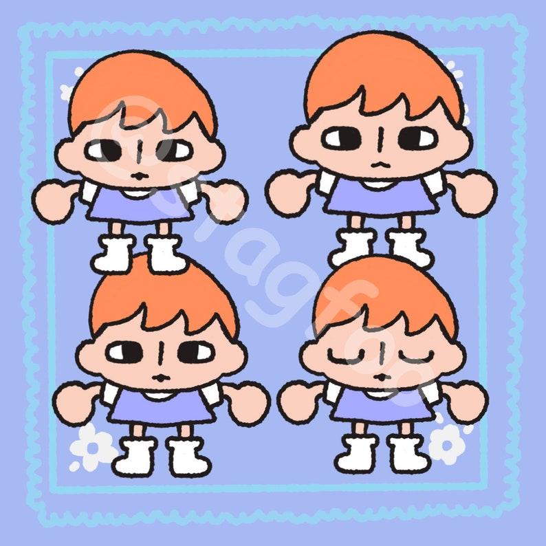 Chibi Boy Pngtuber Model , Mouth + Blinking , Streamer Vtuber , Discord ...