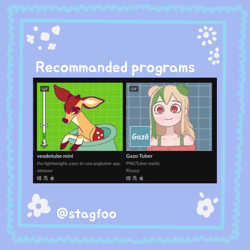 Chibi Boy Pngtuber Model , Mouth + Blinking , Streamer Vtuber , Discord ...