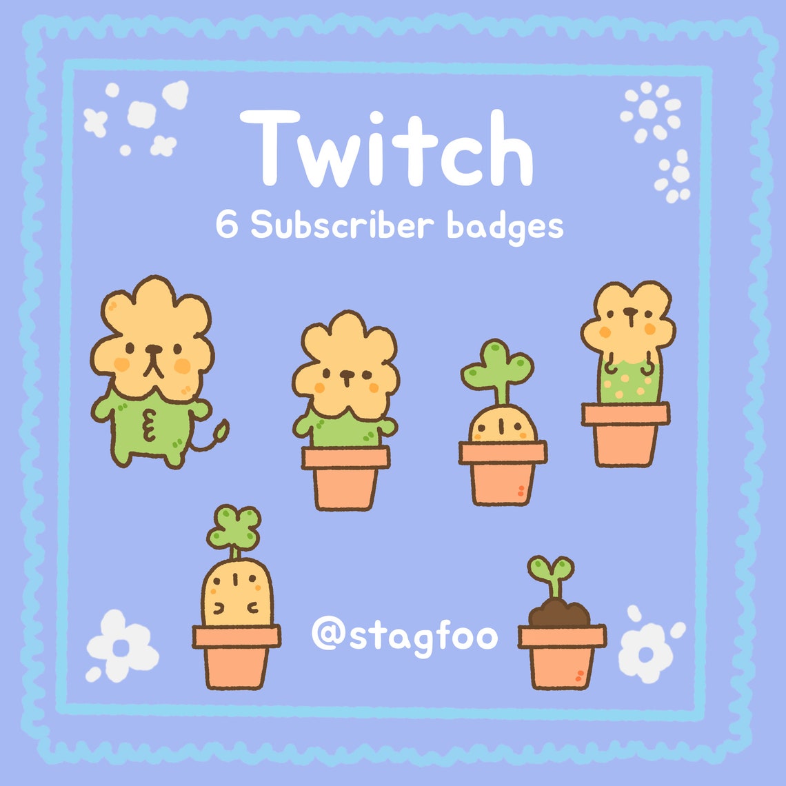 Dandy Lion Twitch Subscription Badges Twitch Badges Lion Badge Lion ...