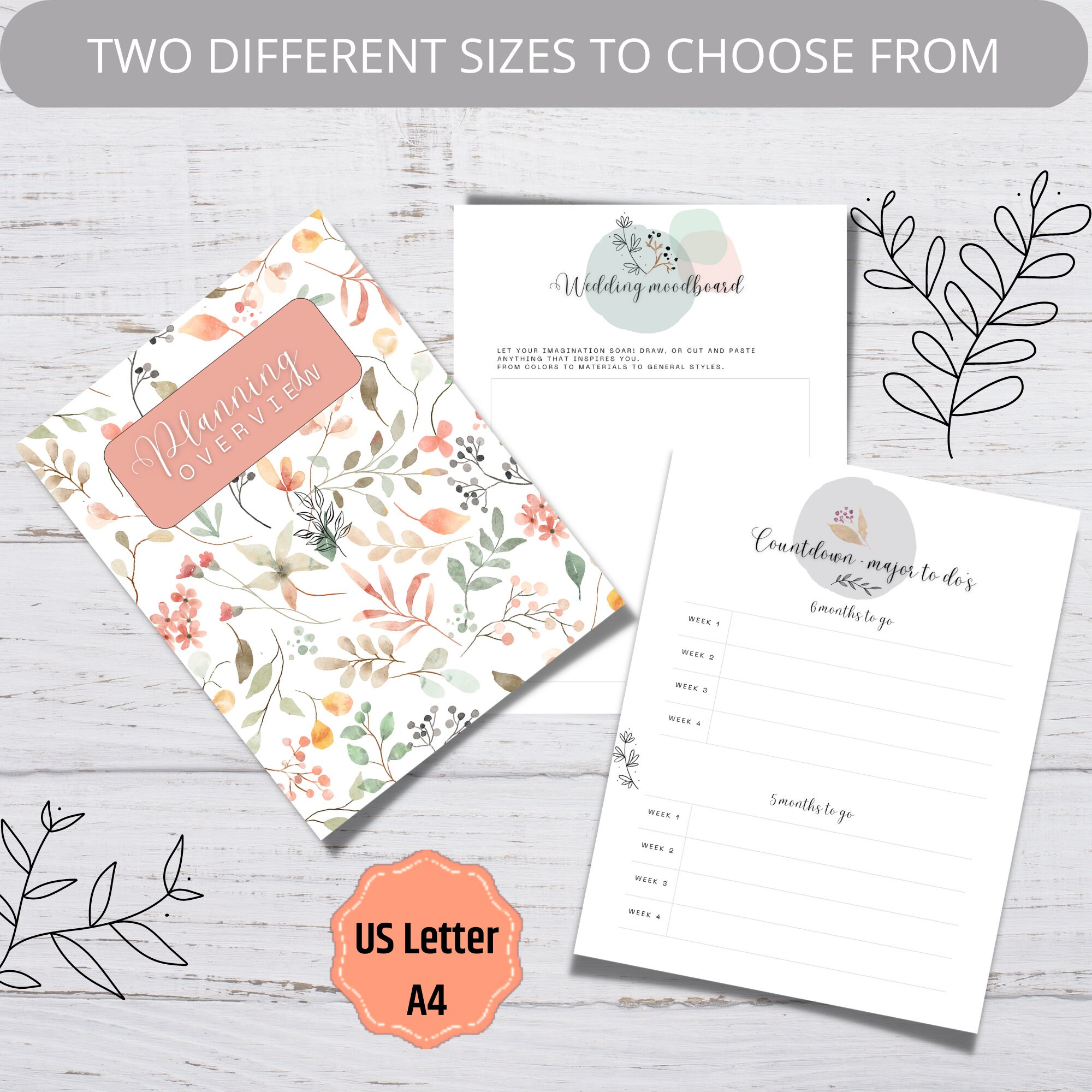 Ultimate Printable Wedding Planner, Digital Filr, the All-in-one ...