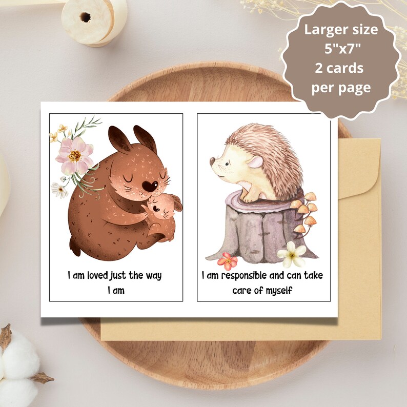Printable Kids Affirmation Cards,digital Download Affirmations for Kids ...