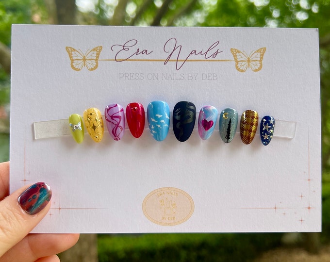 Eranails Taylor Swift Era Tour Inspired Press on Nails - Etsy