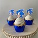 Sonic Cupcake Toppers, Cupcake Wrappers, Sonic Birthday - Etsy