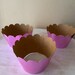 Foil Pink Cupcake Wrappers, Cupcake Wrappers, Party Supplies, Cupcake ...