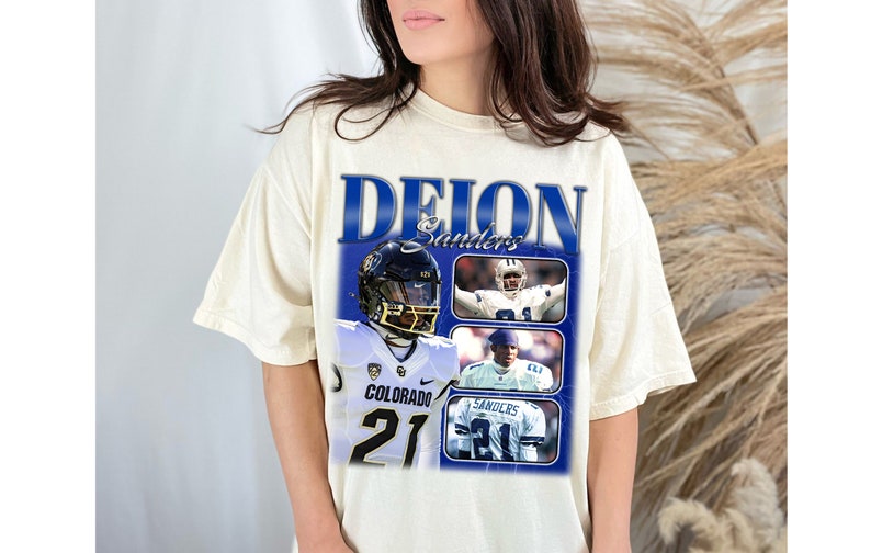 Deion Sanders T-shirt Deion Sanders Shirt Deion Sanders - Etsy