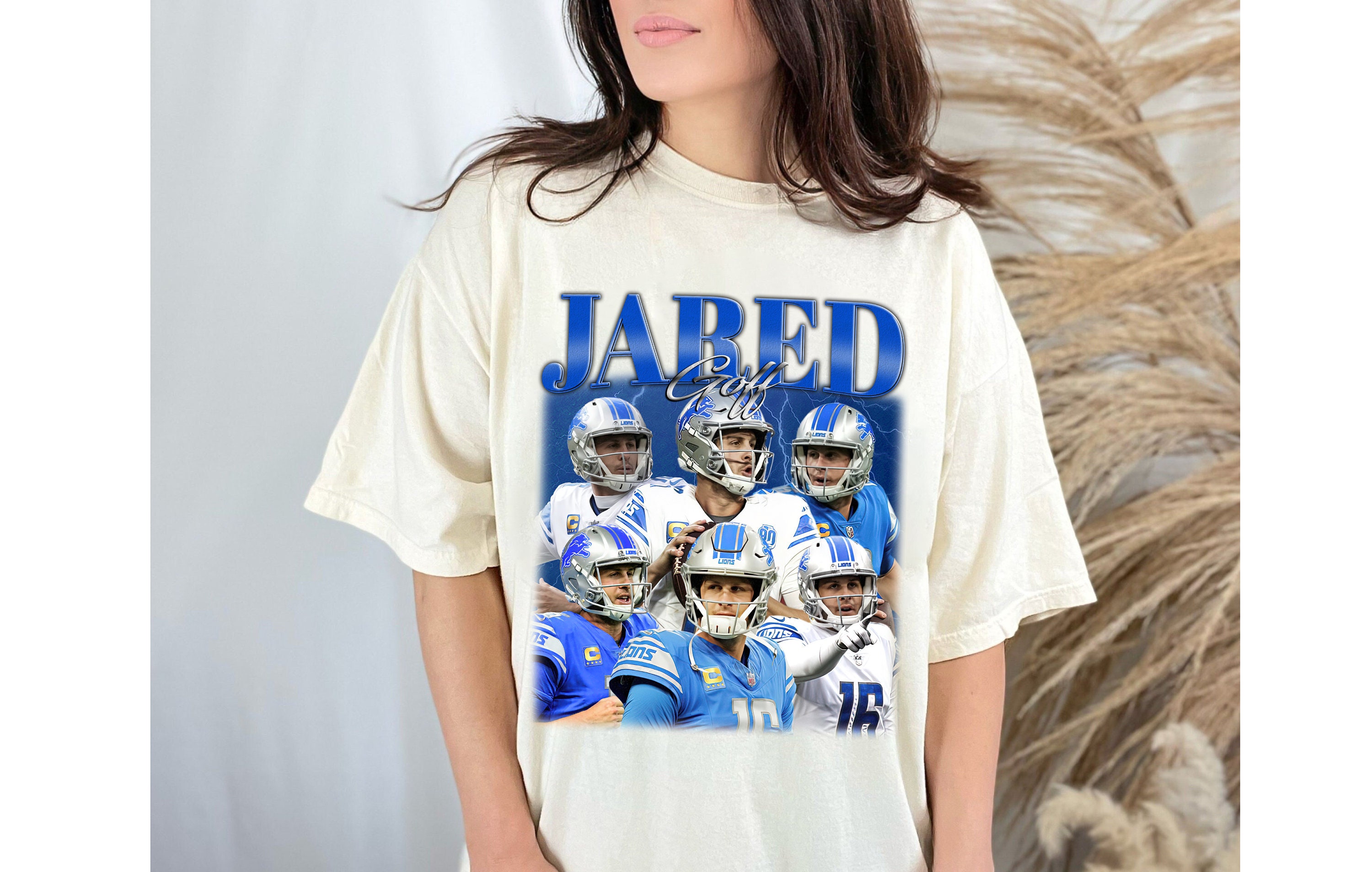 Jared Goff T-shirt, Jared Goff Shirt, Jared Goff Tees, Comfort Color ...