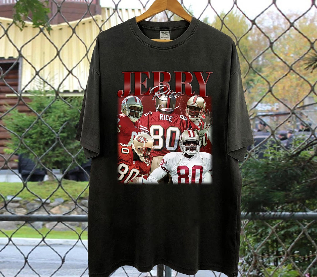 Jerry Rice T-shirt, Jerry Rice Shirt, Comfort Color Shirt, Trendy Shirt ...
