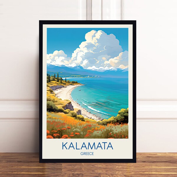 Greek Travel Poster - Etsy