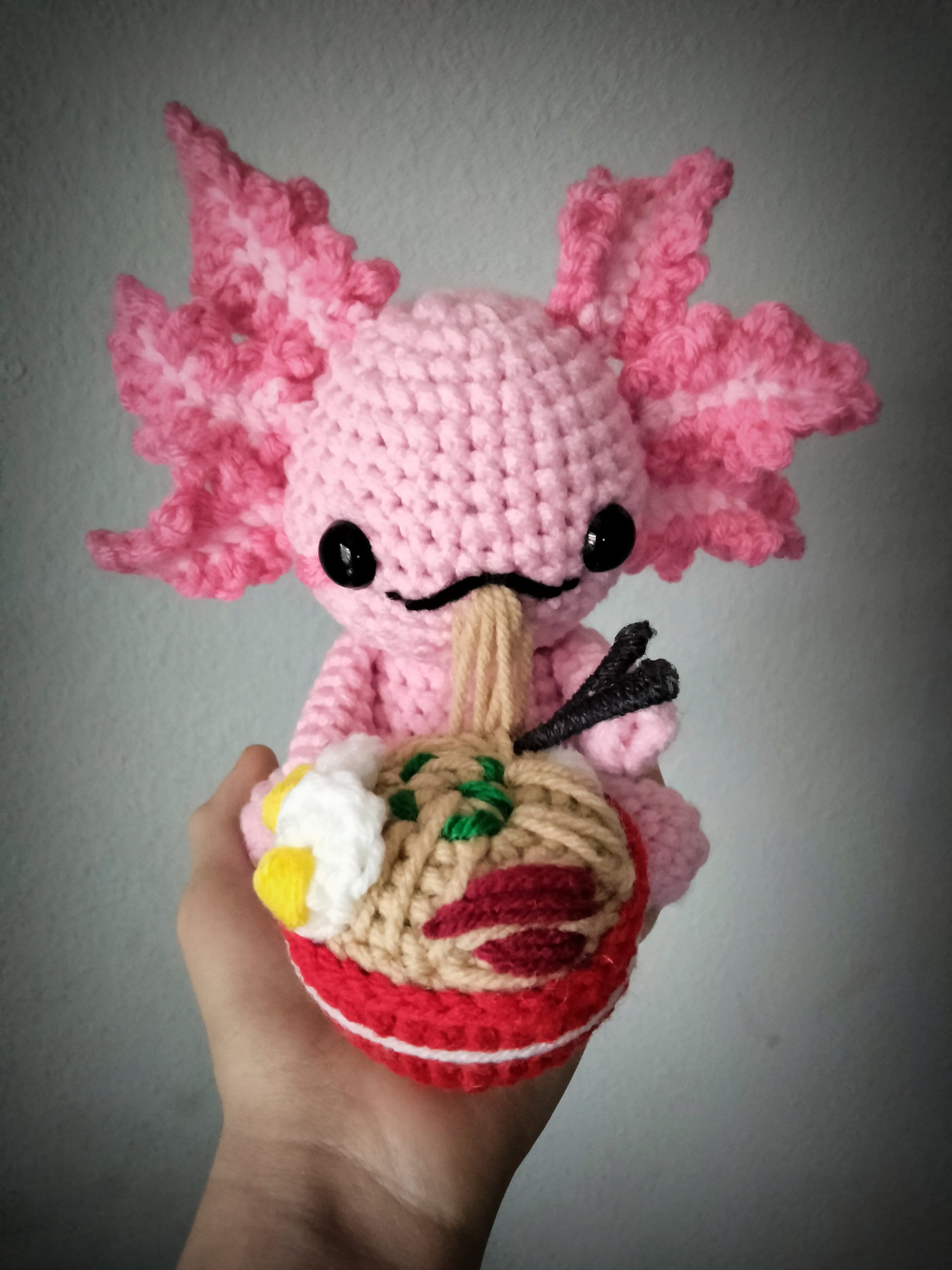Cute Snacking Axolotls - Etsy