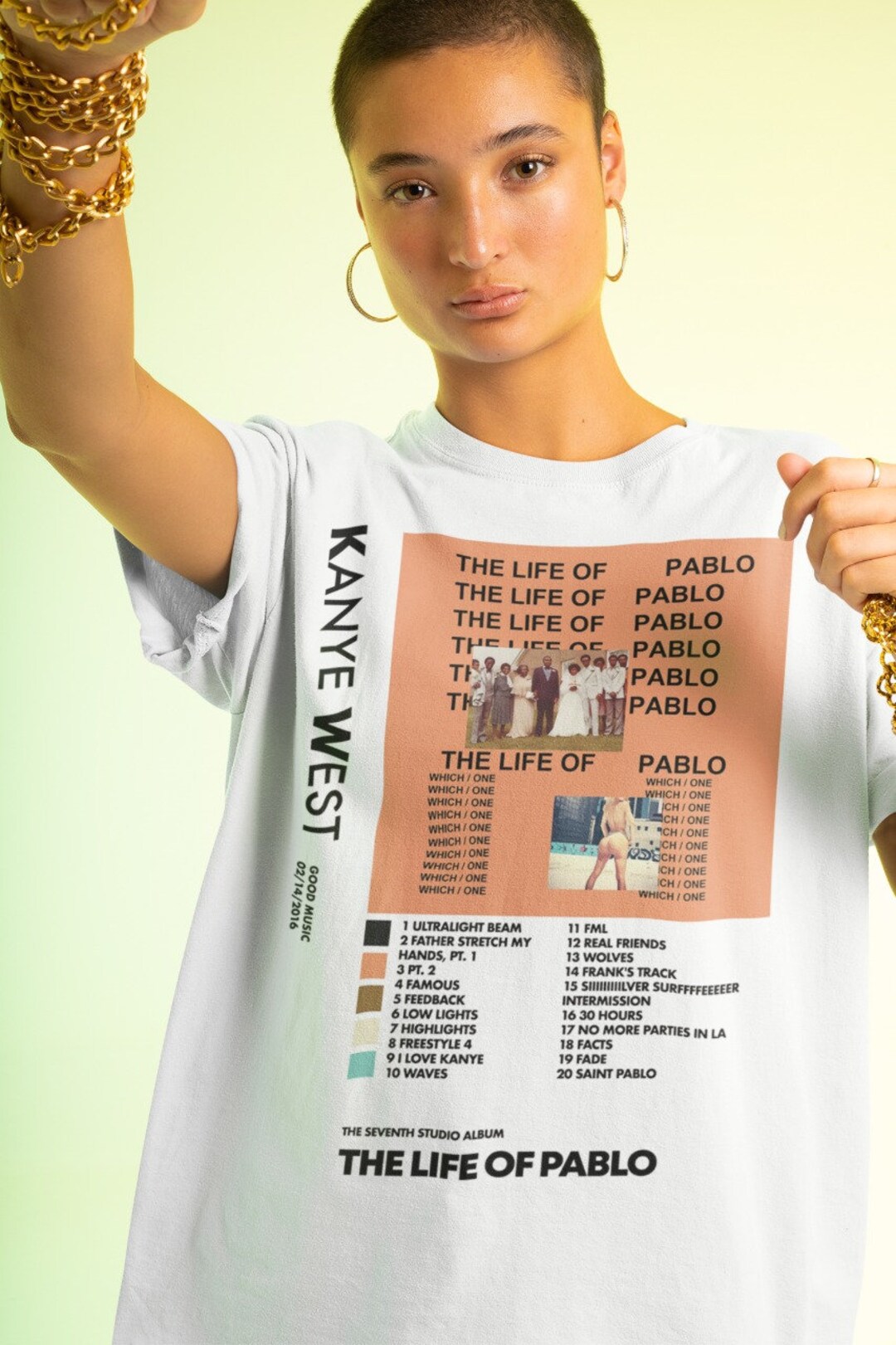 Kanye West the Life of Pablo Poster Album Tshirt - Etsy