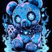 Scary Teddy Bear Bundle Vol 2, 6 PNG Zombie Spooky Teddybear Monster ...