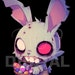 Creepy Cute Zombie Bunny Clipart Set – 6 Printable Pngs for Easter Fun ...