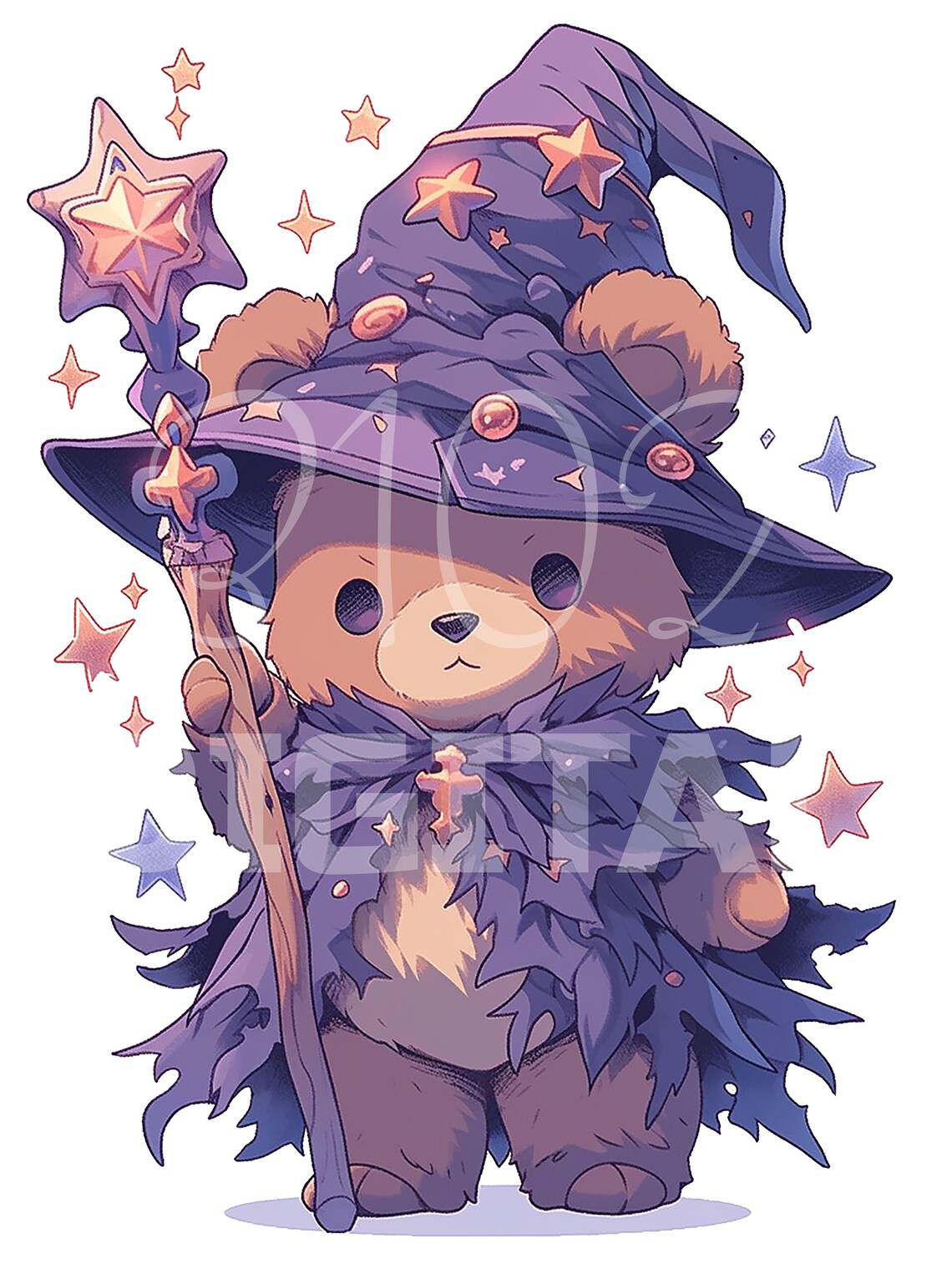 Bundle of 6 Teddy Bears Wearing Witch Costumes for Halloween Spooky ...