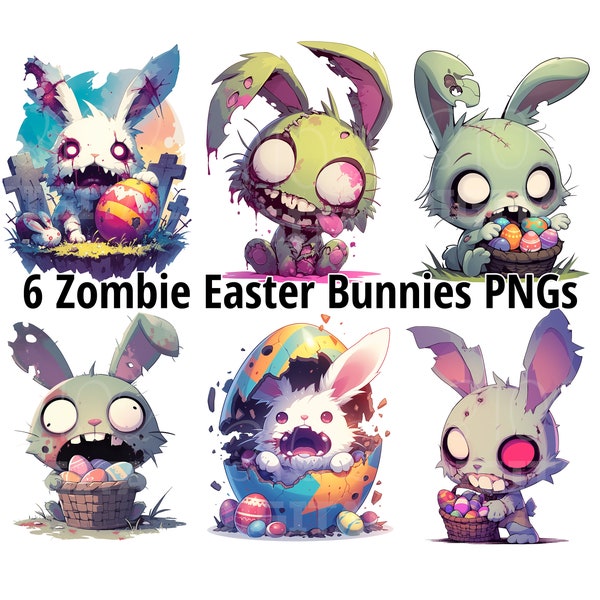 Zombie Bunny - Etsy