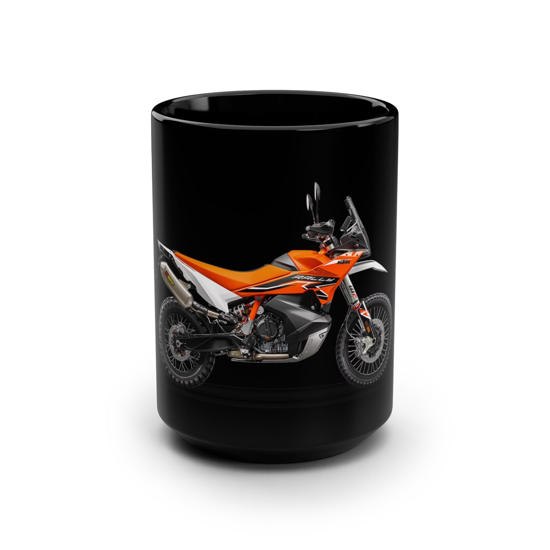 KTM 890 Adventure R Rally 2024 Black Coffee Cup Mug, large 15oz by ...