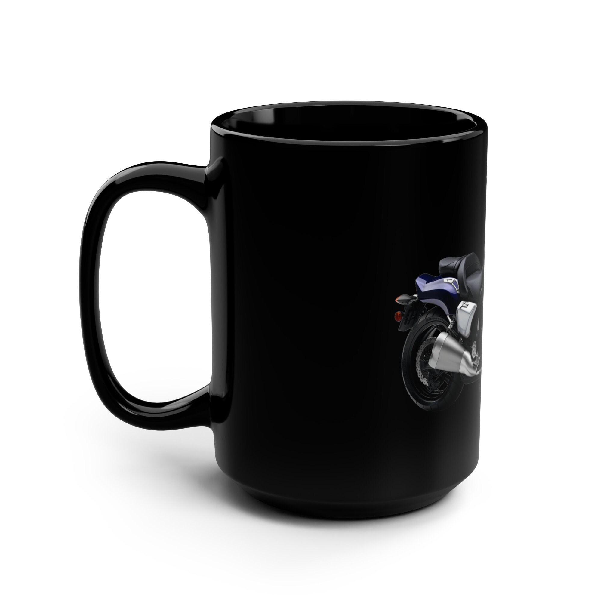 Yamaha Vmax V-max 1700 2009-2016 Black Mug, large 15oz by ...