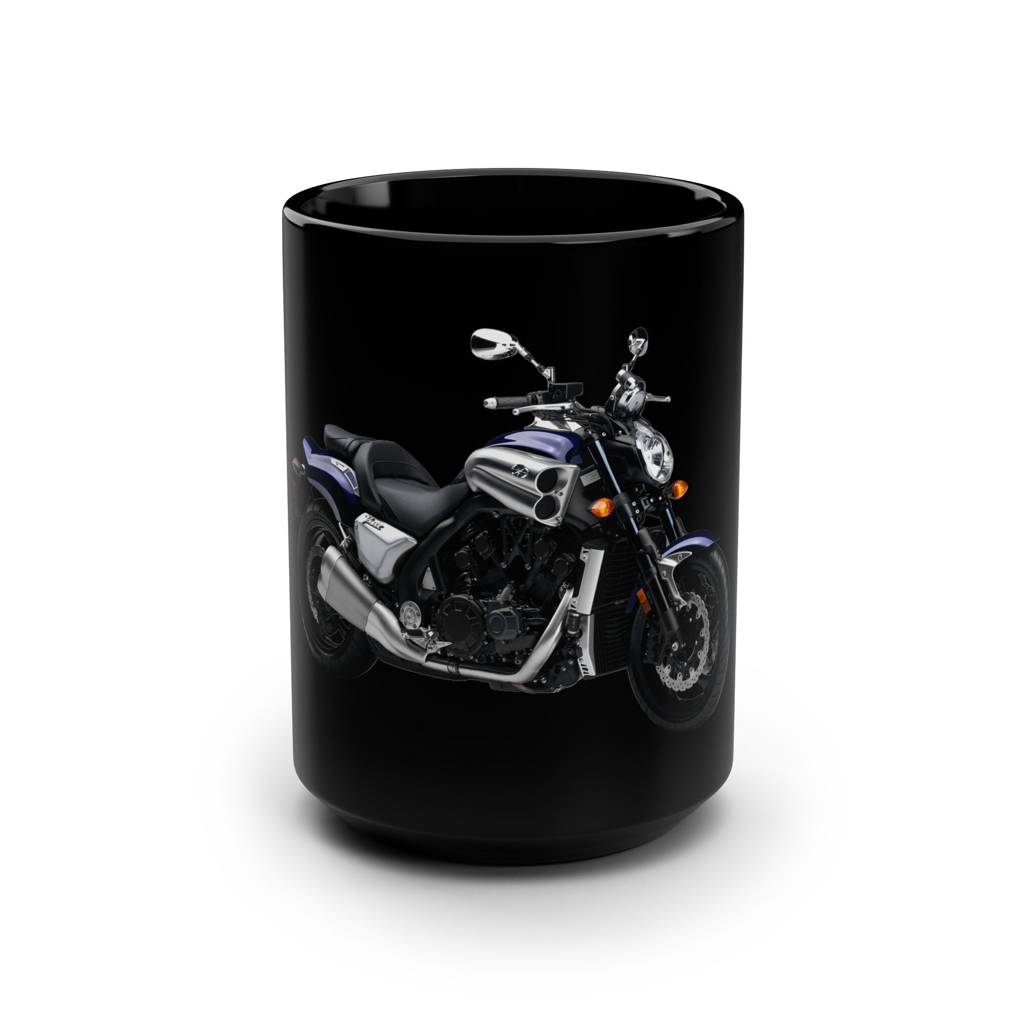 Yamaha Vmax V-max 1700 2009-2016 Black Mug, large 15oz by ...