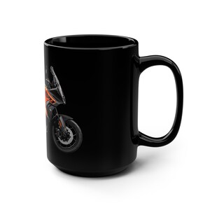 KTM 1290 Super Adventure S 2023-2024 Black Coffee Cup Mug, large 15oz ...