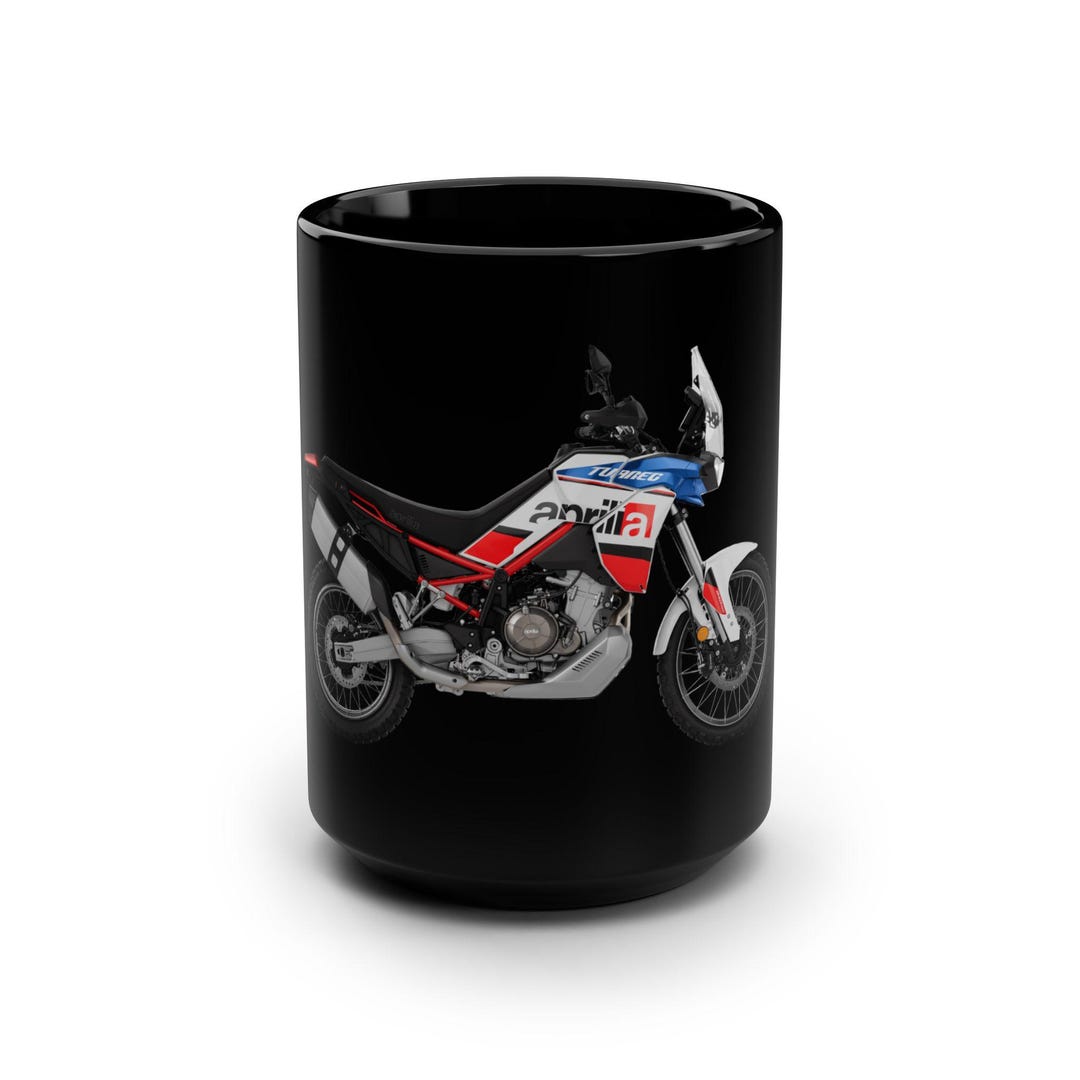 Aprilia Tuareg 660 Dakar Podium 2024 Black Coffee Cup Mug, large 15oz ...