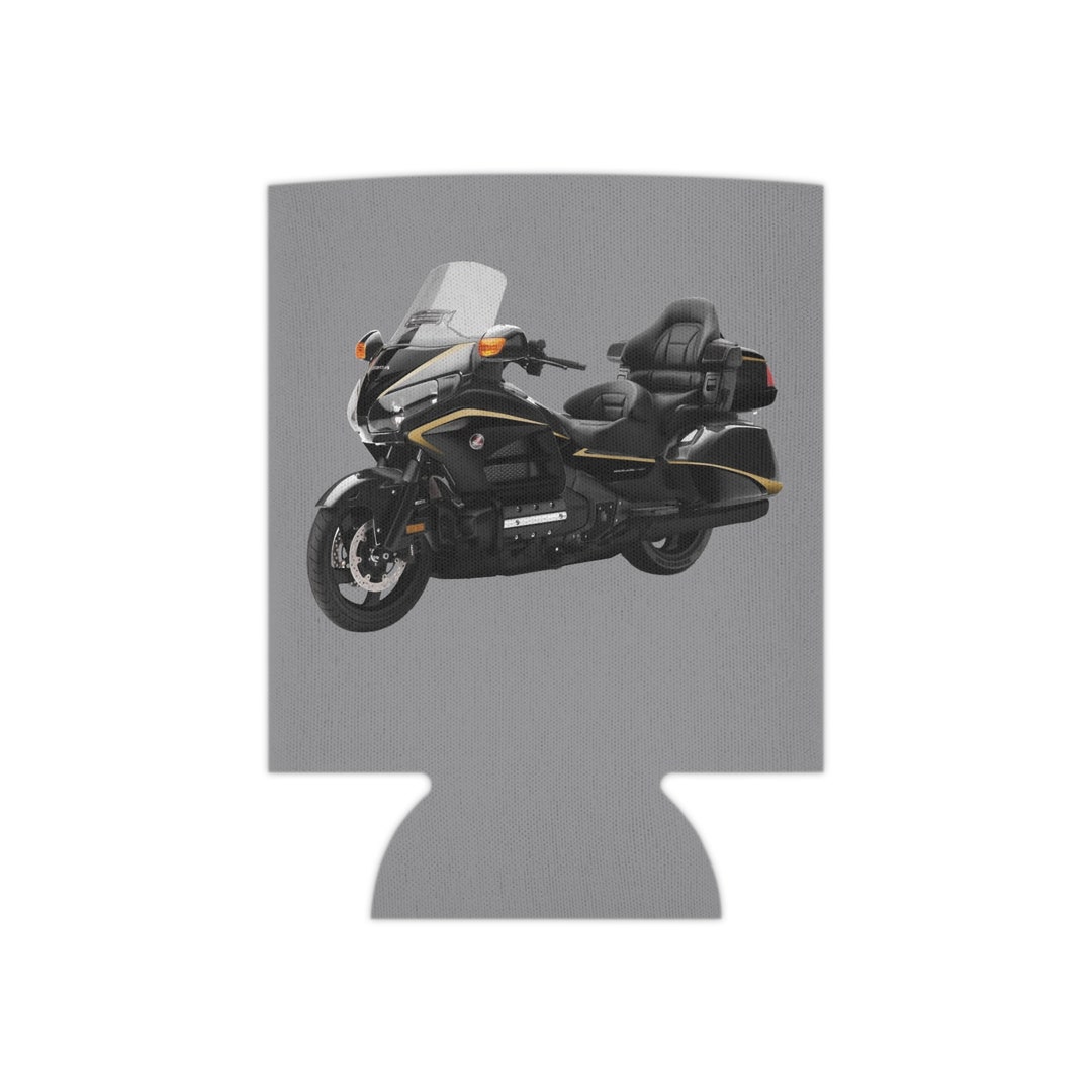 Honda Goldwing GL1800 Moto Black Gold 2016 Can Cooler by Motophotomerch - Etsy