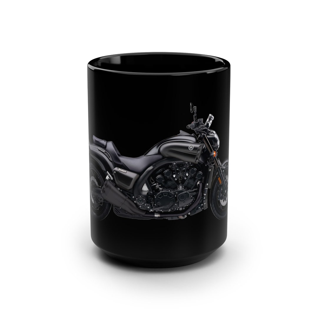 Yamaha Vmax V-max 1200 2020 Black Coffee Cup Mug, large 15oz by ...