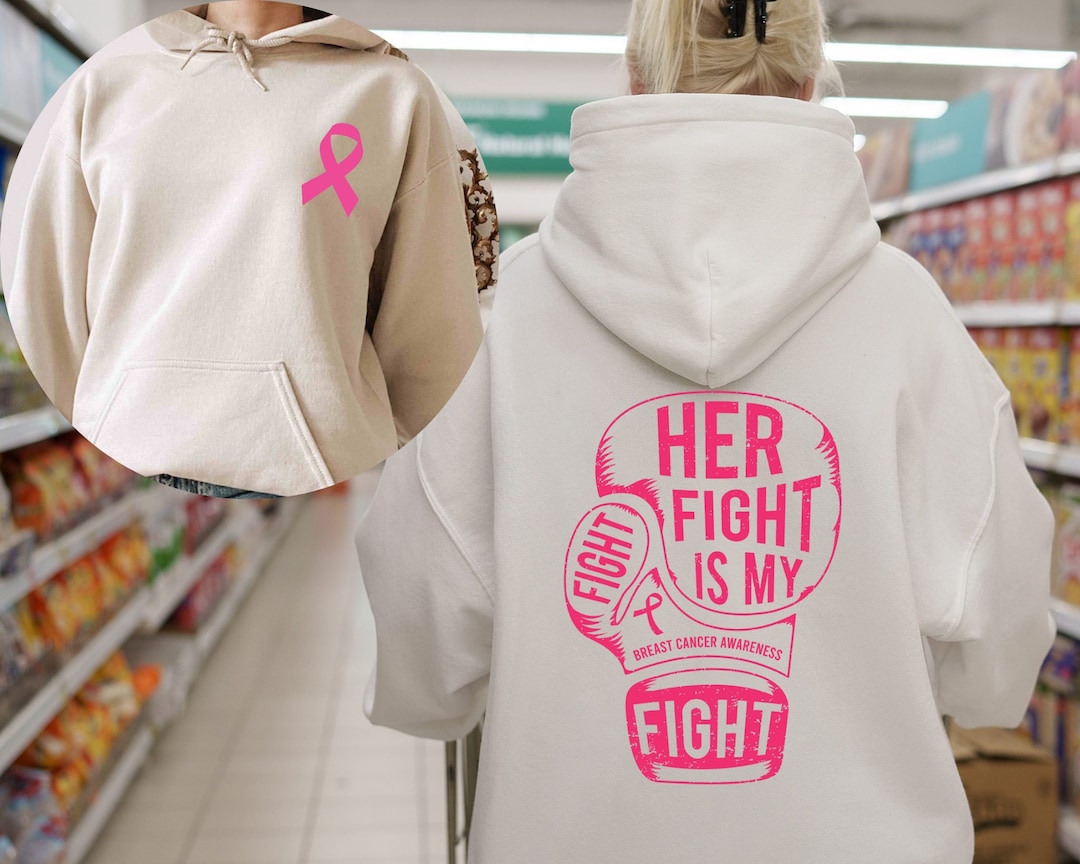 Breast Cancer Hoodie, Cancer Awareness Hoodie,breast Cancer Shirt ...