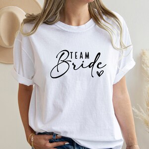 Team Bride Shirts, Bride Shirt, Bride Squad Tshirts, Hen Party T Shirts ...