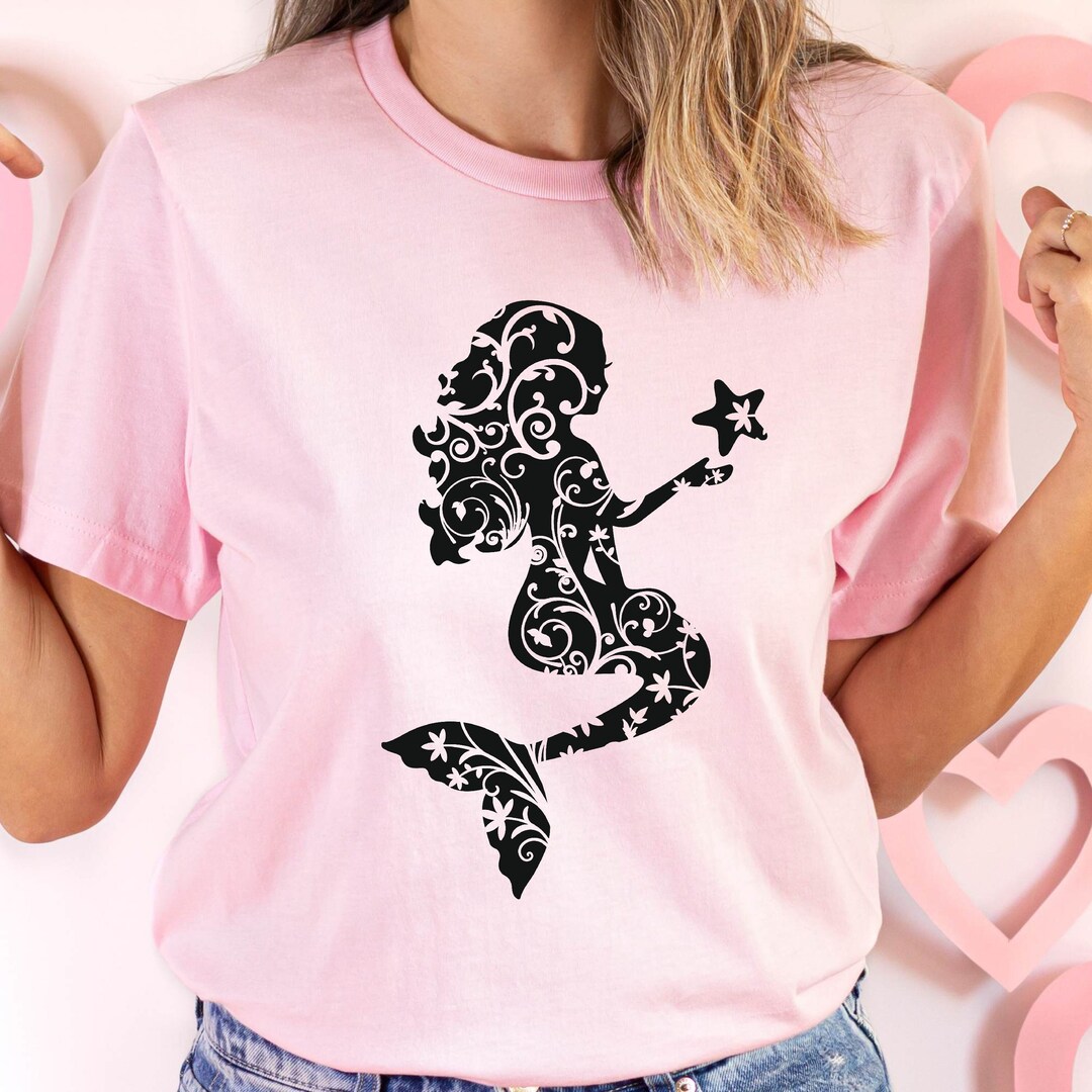 Mermaid Shirt, Mermaid Mandala Shirt, Mermaid Tee, Mermaid Shirt for ...