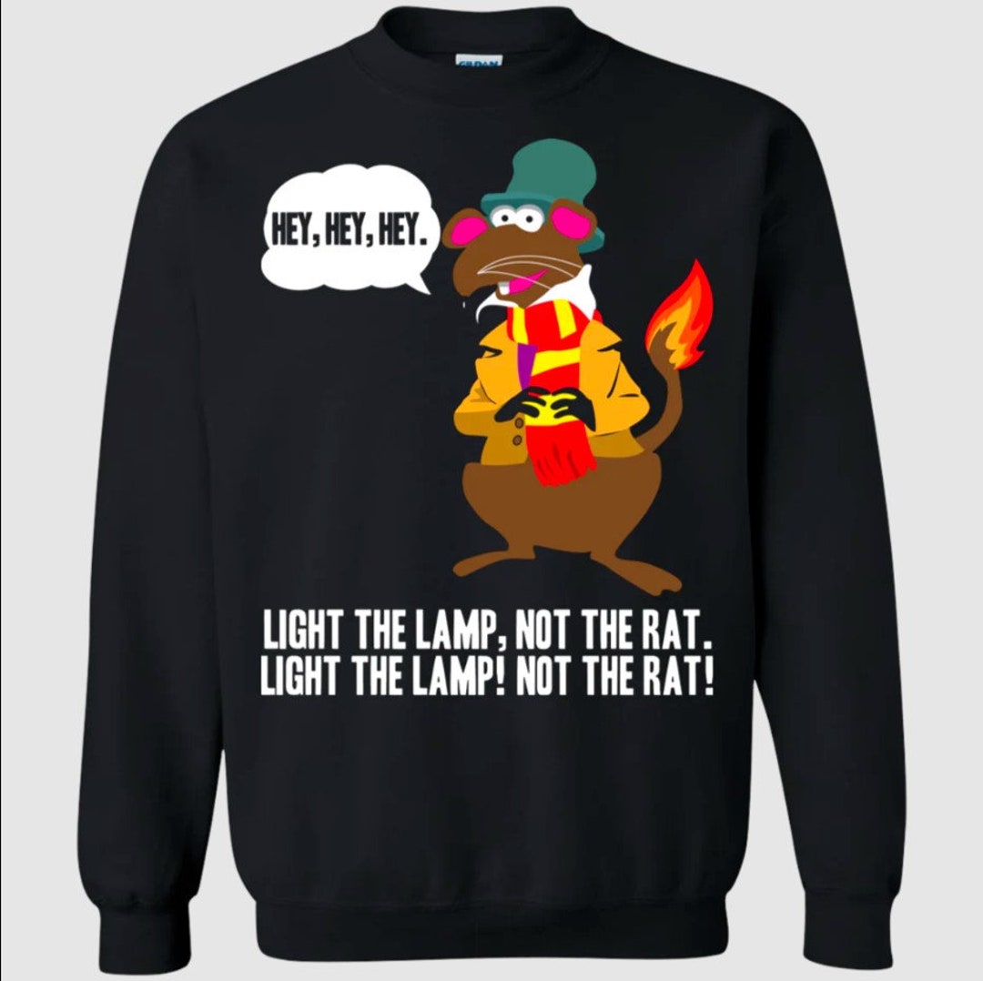 The Muppet Christmas Carol Rizzo the Rat Shirts Light the Lamp - Etsy