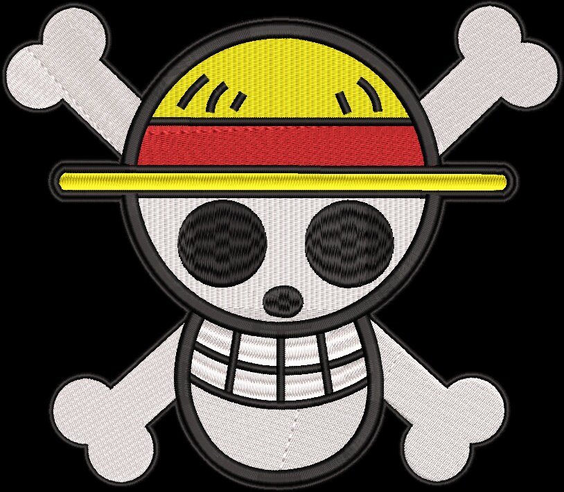 One Piece V2 Embroidery Design - Etsy