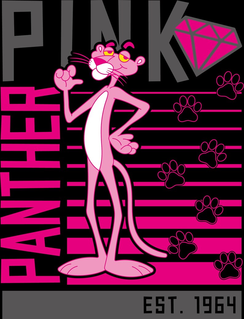 Vector Pink Panther - Etsy