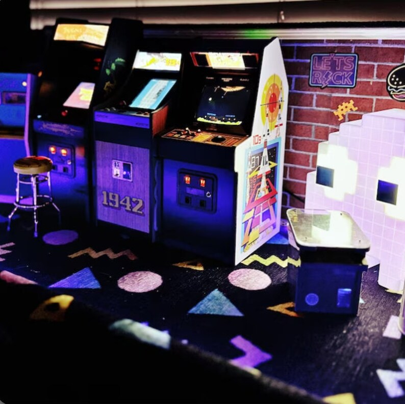 Nostalgic 80s 90s Arcade / Movie Theatre / Bowling Alley / Roller Rink ...