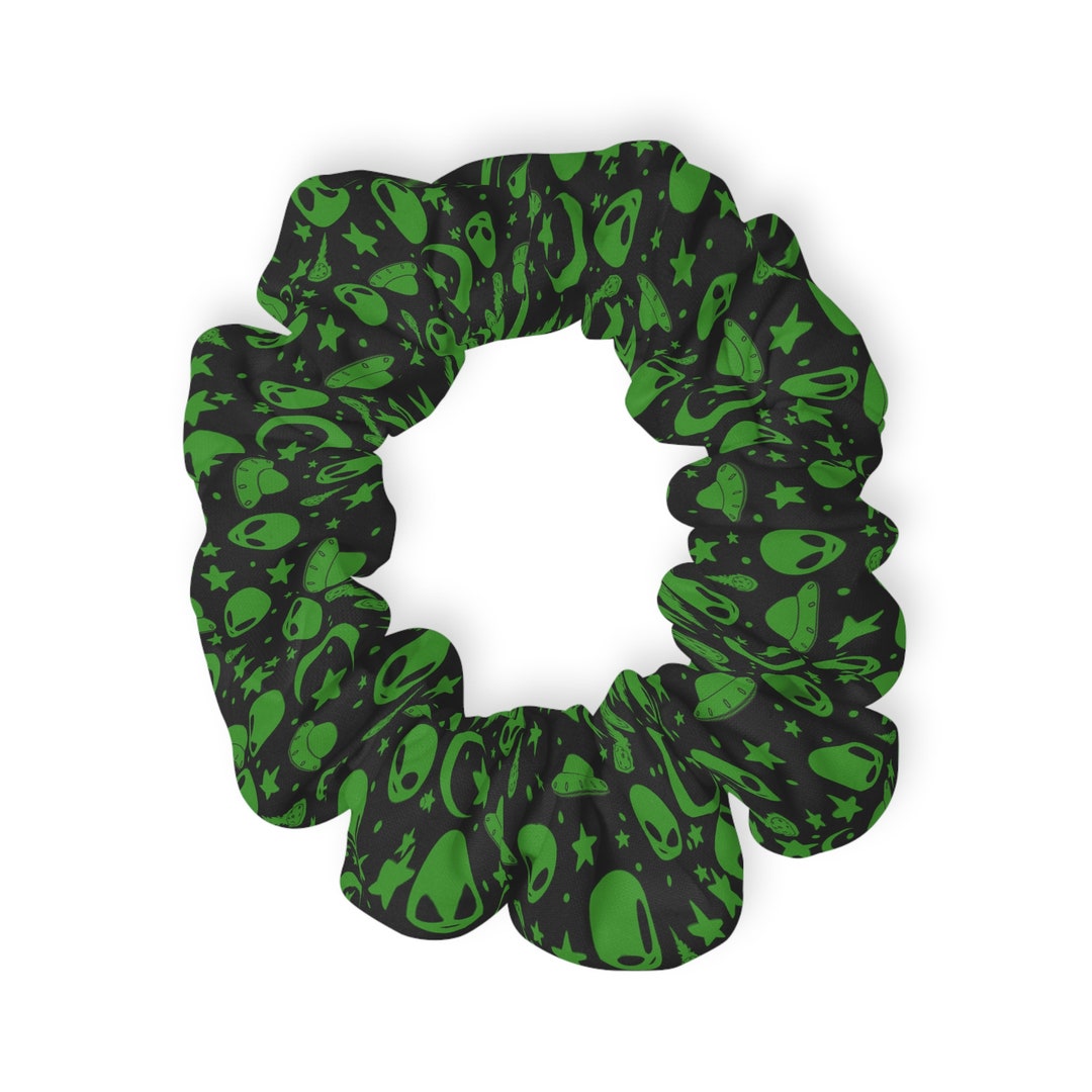 Alien Universe Cartoon Cute Scrunchie - Etsy