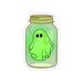 Ghost in a Jar Die-cut Sticker / Bumper Sticker - Etsy