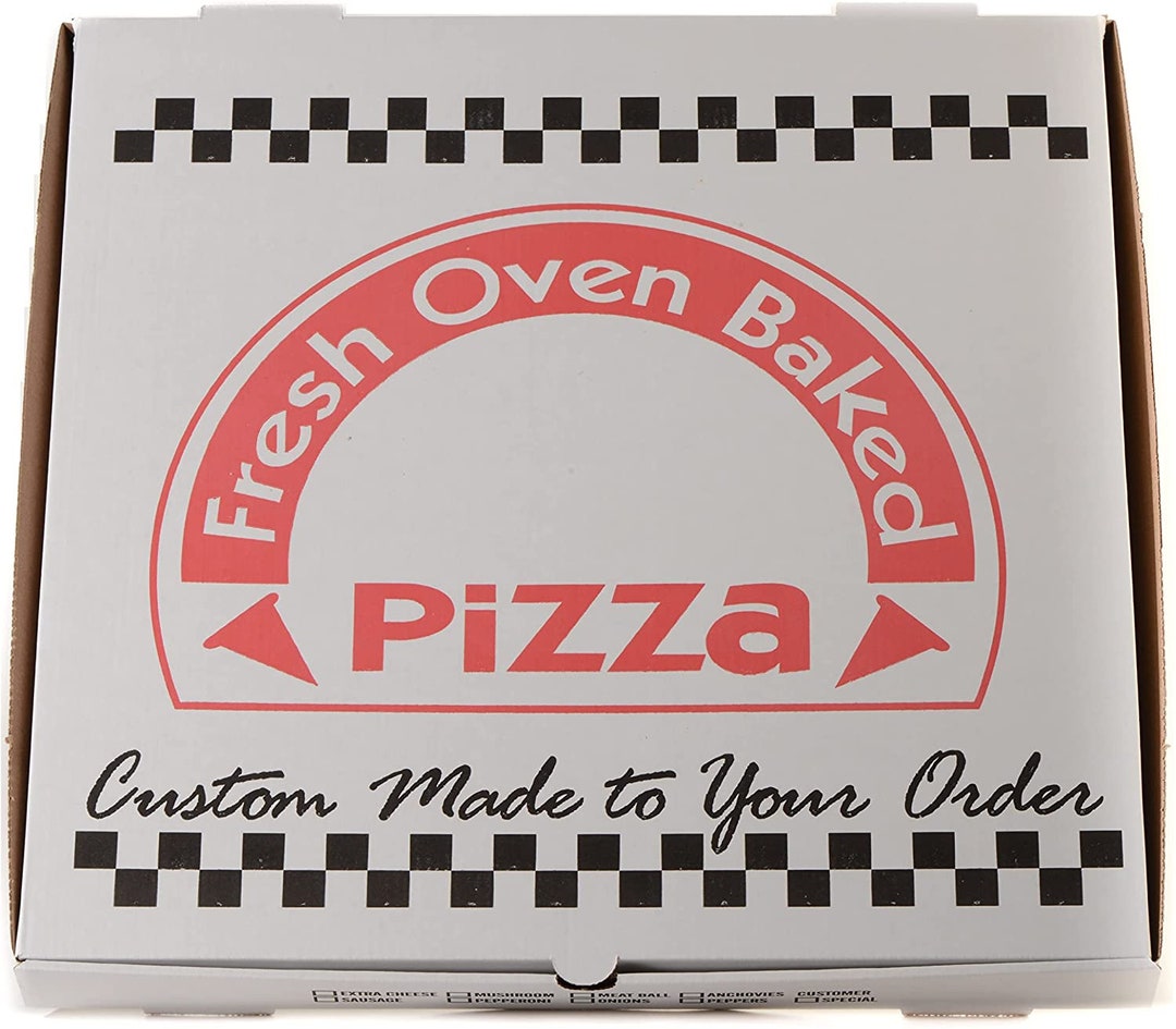 Corrugated Cardboard Pizza Boxes 18x18 Clay Coated Lock Corner Takeout ...