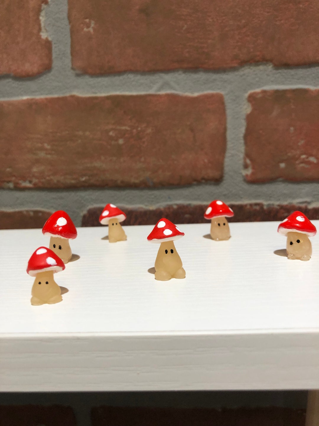 Mini Cottagecore Clay Mushroom Figurines/charms/desk Friends - Etsy