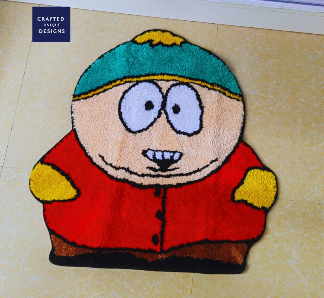 Homemade Tufted South Park Rug Cartoon Rug Eric Cartman Living Room Rug ...