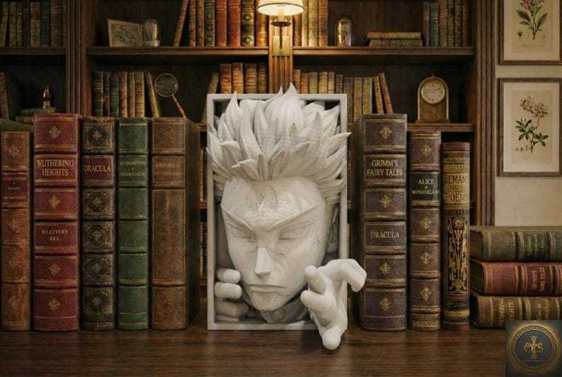 Sukuna Book Nook | Jujutsu Kaisen 3D Shadow Box | 3D Anime Wall Art ...