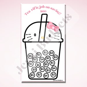 A Tea-rrific Way to Save! | Boba Savings Challenge I for A6 Cash ...