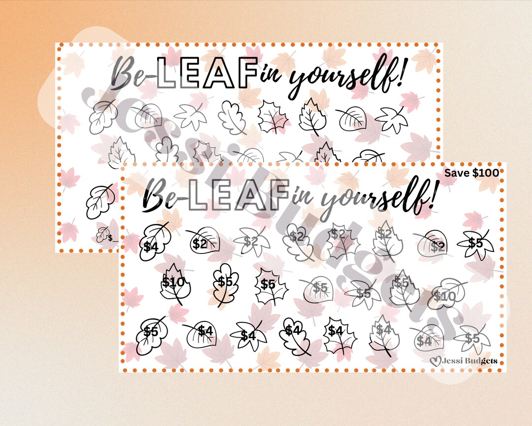 Beleaf in Yourself 100 I Fall Savings I Fall I Seasonal Challenge I ...