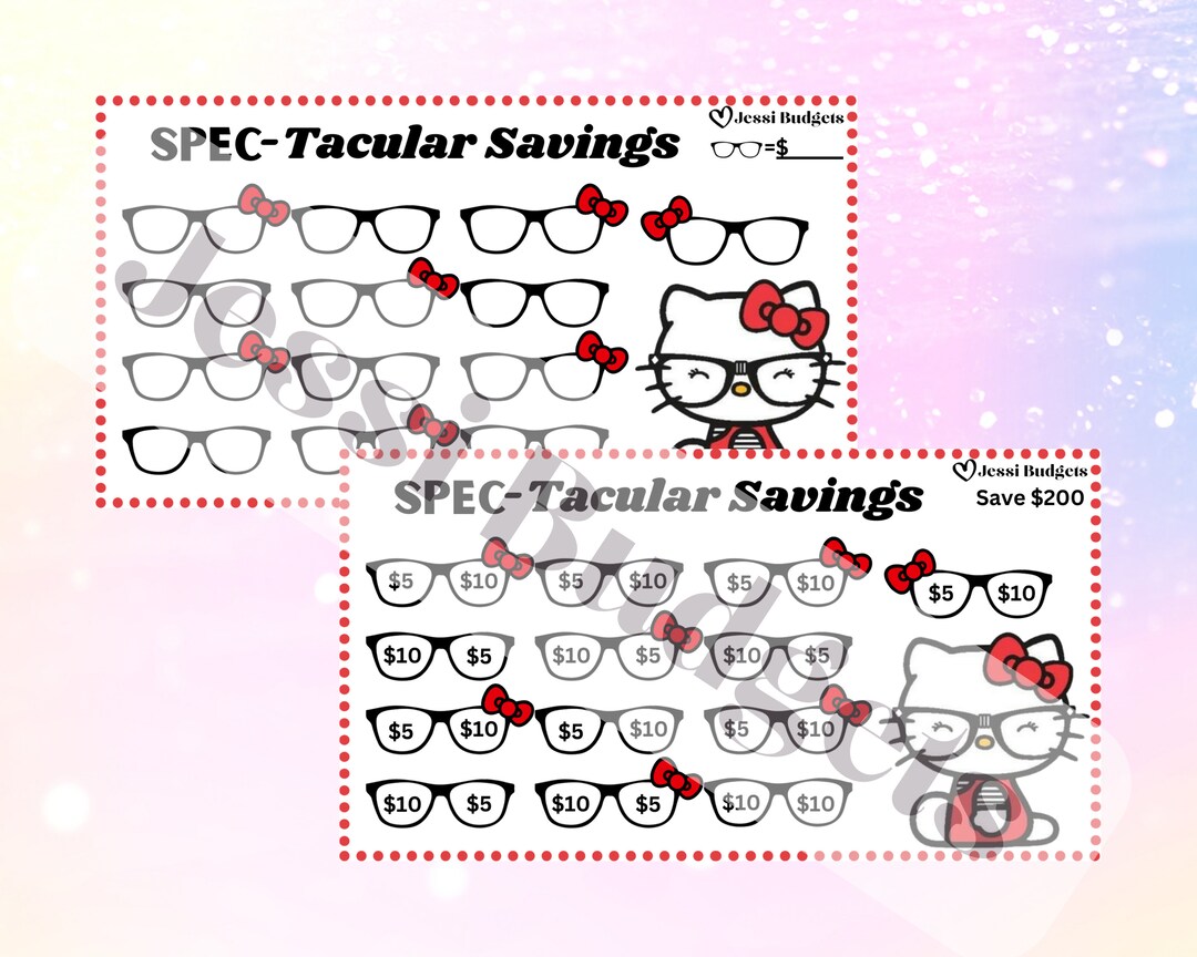 Spec-tacular Savings Challenge I 200 I Kitty Savings Challenge I ...