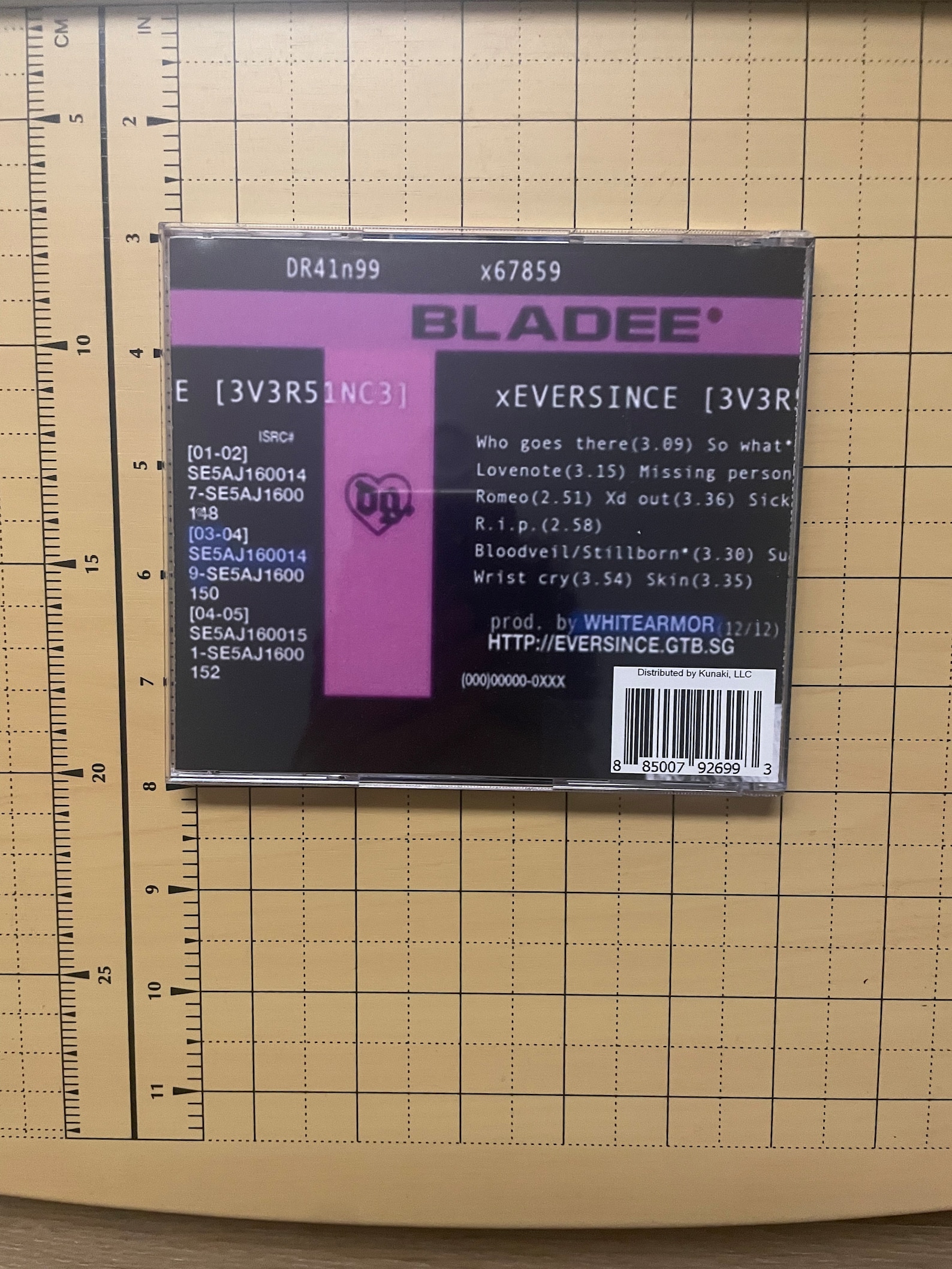 Bladee Eversince Bootleg CD - Etsy