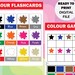 12 Printable Color Cards, Color Matching Game, Montessori Flashcards ...