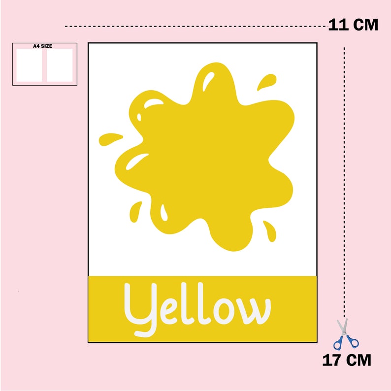 12 Printable Color Cards, Color Matching Game, Montessori Flashcards ...