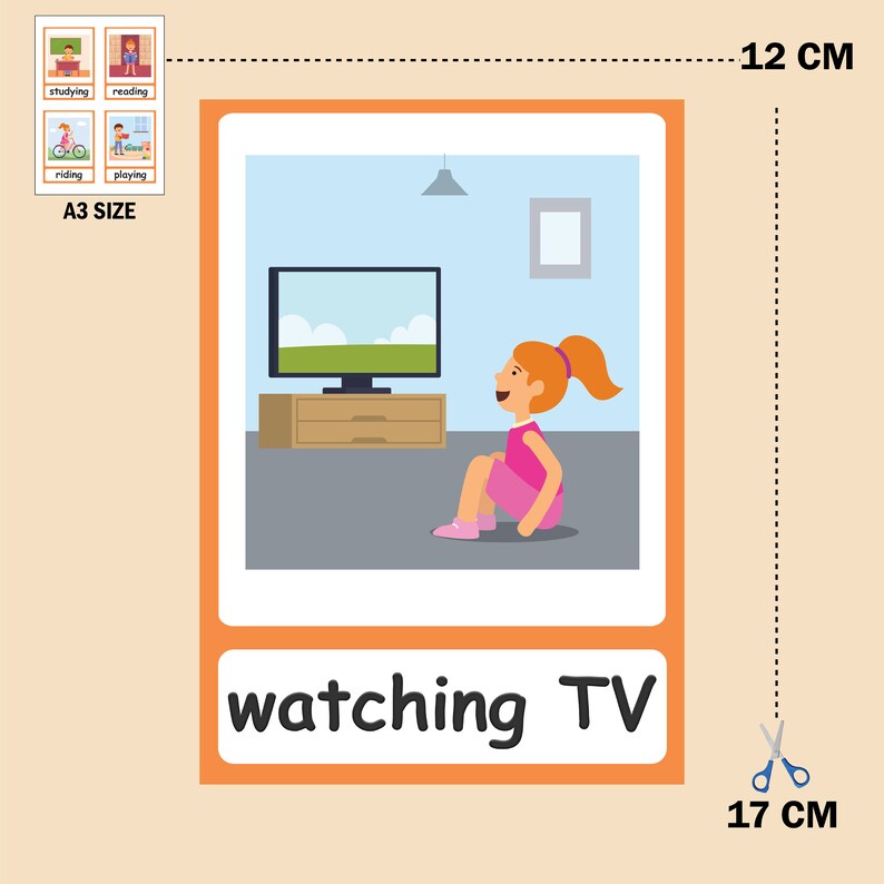 Activity Vocabulary Flashcards | Printable Flashcards for Kids and ...