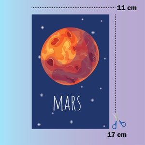 Planet System PDF Printable Cards, Flash Cards, Preschool Printables ...